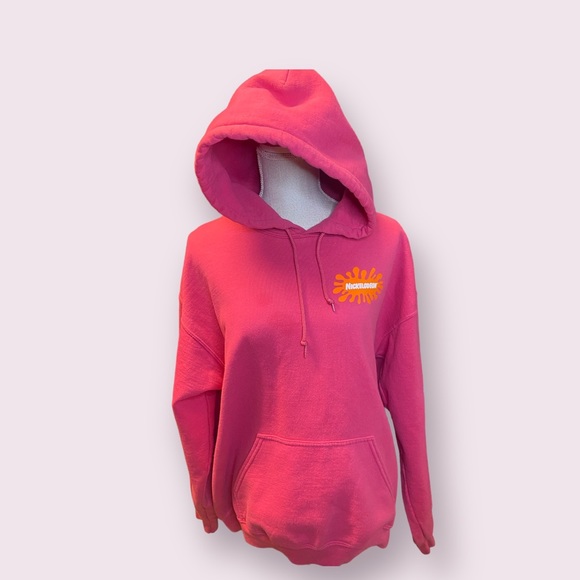 Nickelodeon | Tops | Pink Nickelodeon Hoodie | Poshmark
